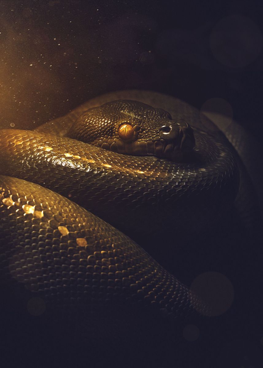 'The Snake' Poster by Michael Larsen | Displate