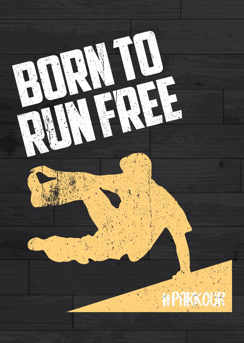 'Parkour' Poster, picture, metal print, paint by PosterWorld | Displate