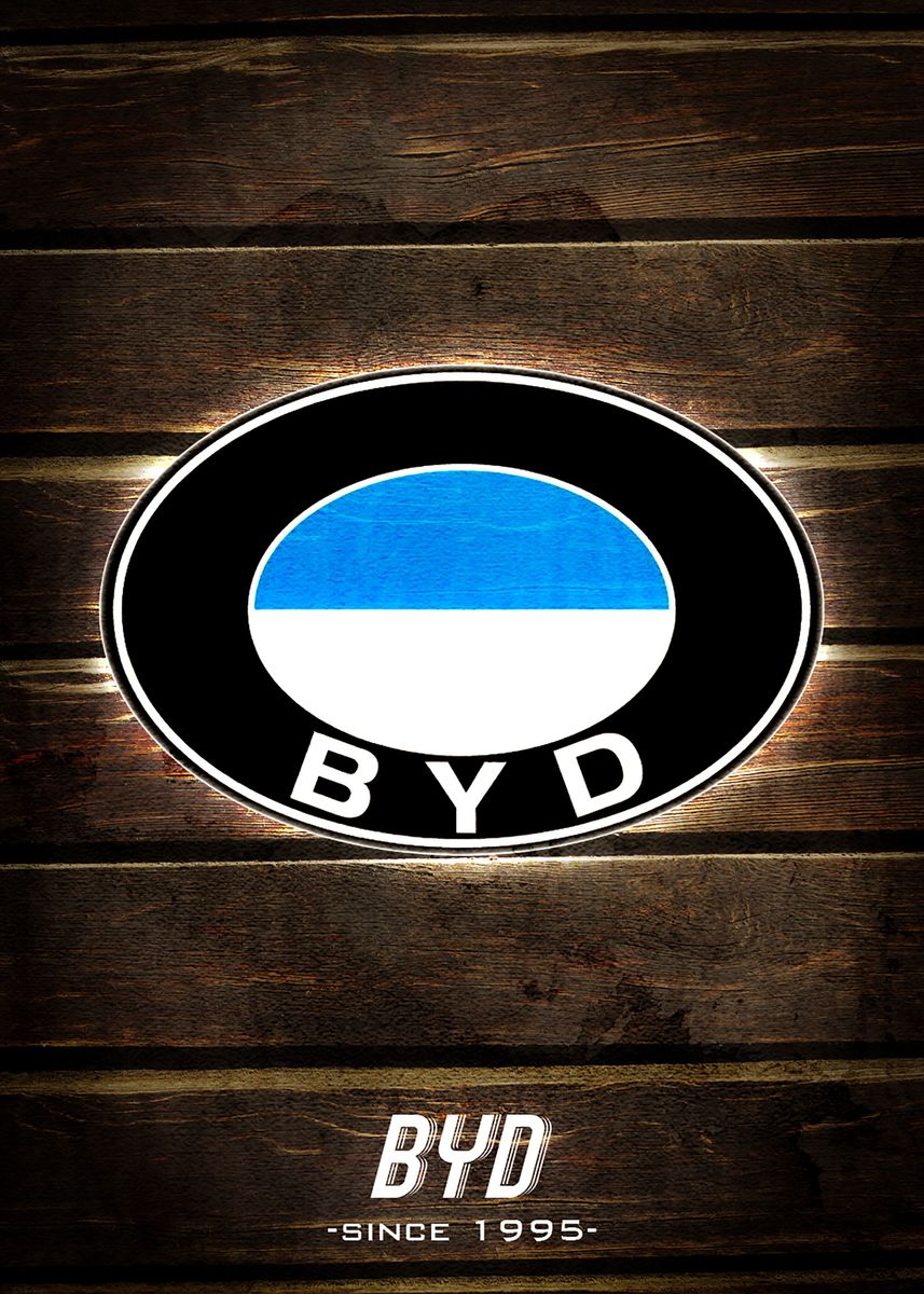 'BYD' Poster, picture, metal print, paint by Rose William | Displate