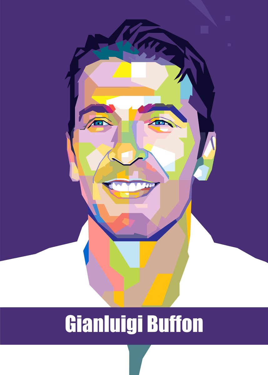 'Gianluigi Buffon' Poster, picture, metal print, paint by Mas Nono ...