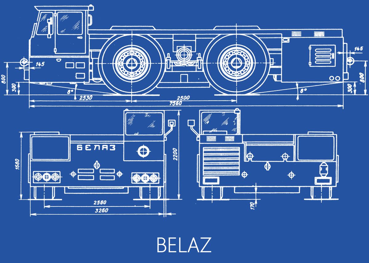 'Belaz' Poster by Don Shop | Displate