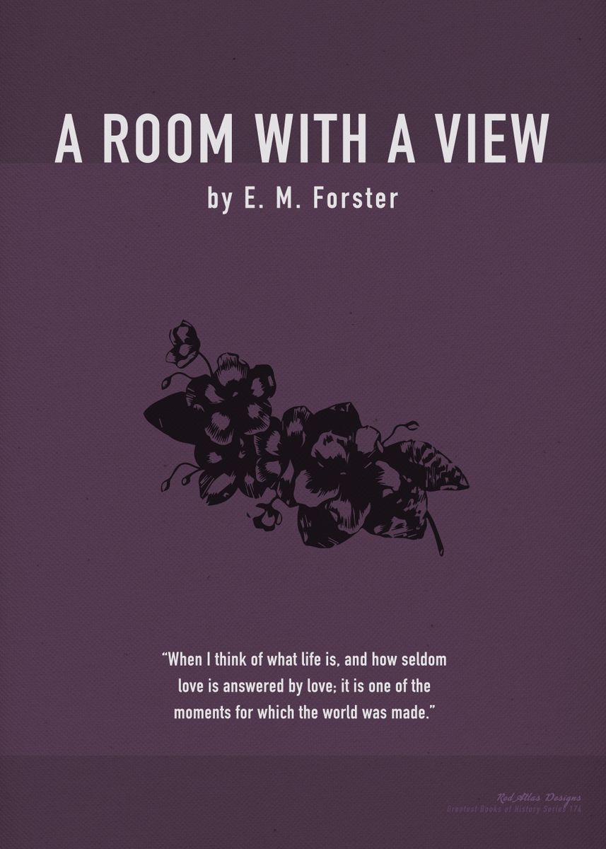 'A Room With a View Book' Poster by Design Turnpike | Displate