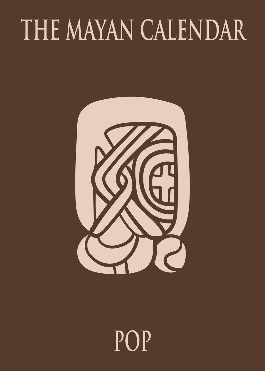 'The Mayan Calendar Pop' Poster by Poster Parlor | Displate
