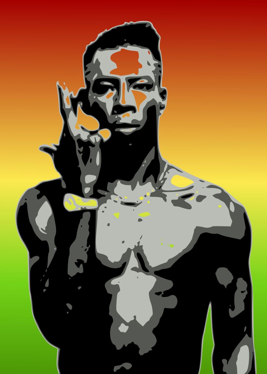 'Shabba Ranks' Poster, picture, metal print, paint by Creatify ...