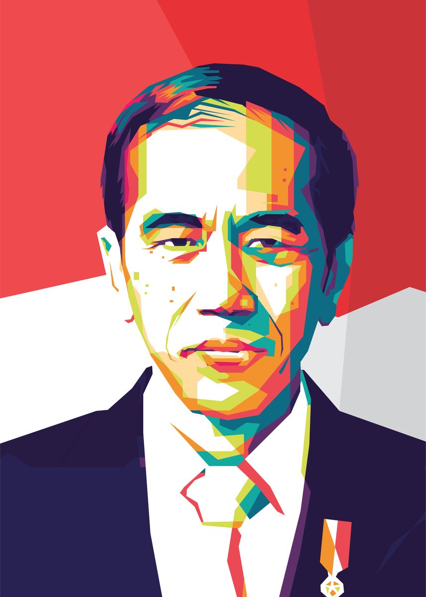 'JOKO WIDODO (JOKOWI)' Poster by Fiorino Piscal Akbar | Displate