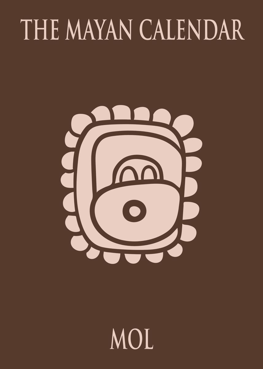 'The Mayan Calendar Mol' Poster by Poster Parlor | Displate