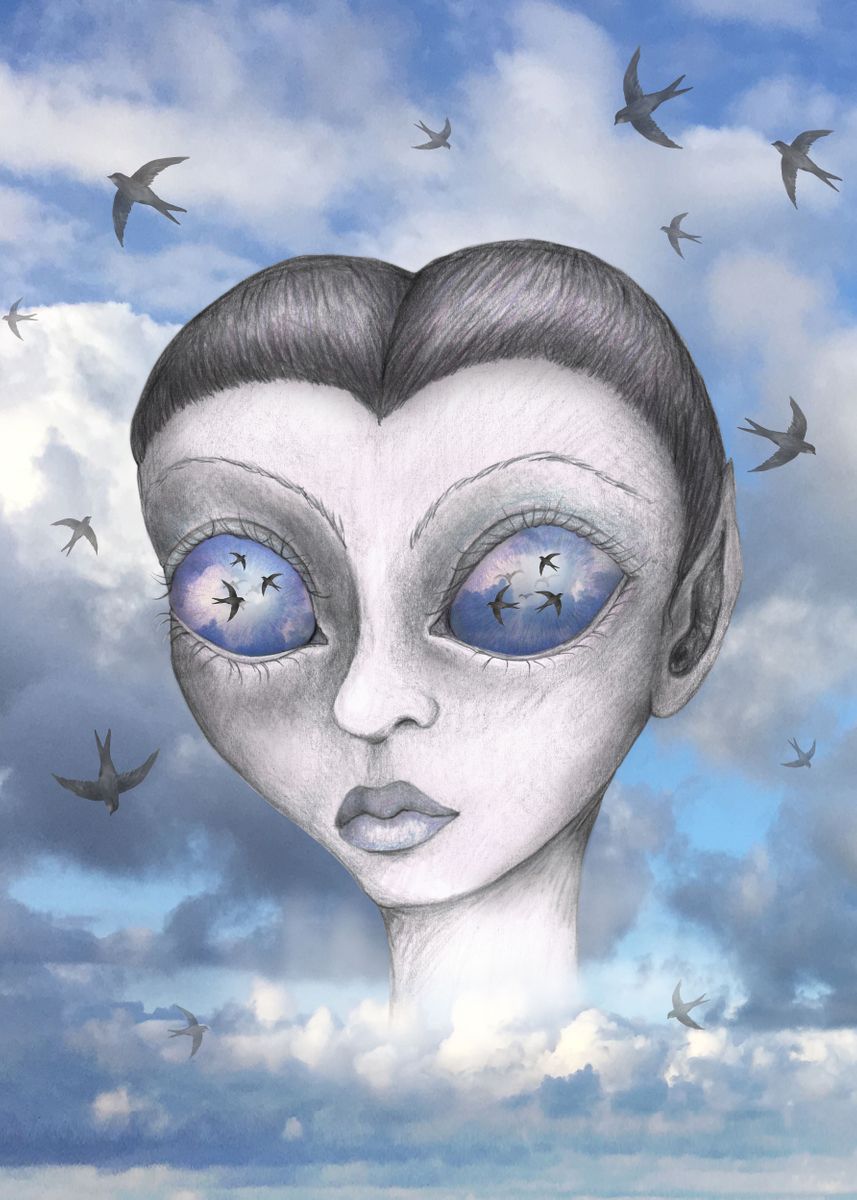 'My true colors' Poster, picture, metal print, paint by Bianca Wisseloo ...