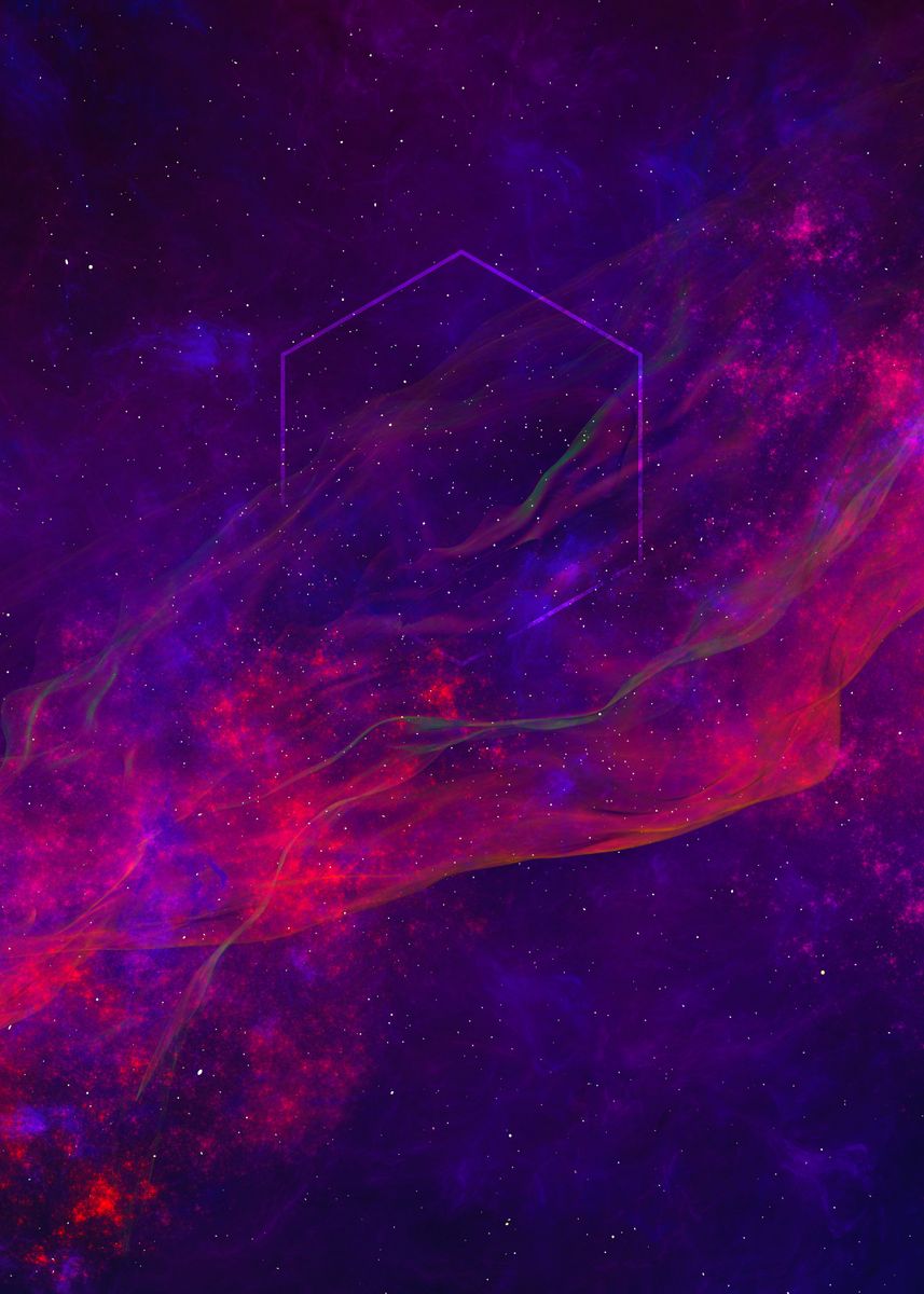 'Synthwave Space' Poster, picture, metal print, paint by Synthwave 1950 ...