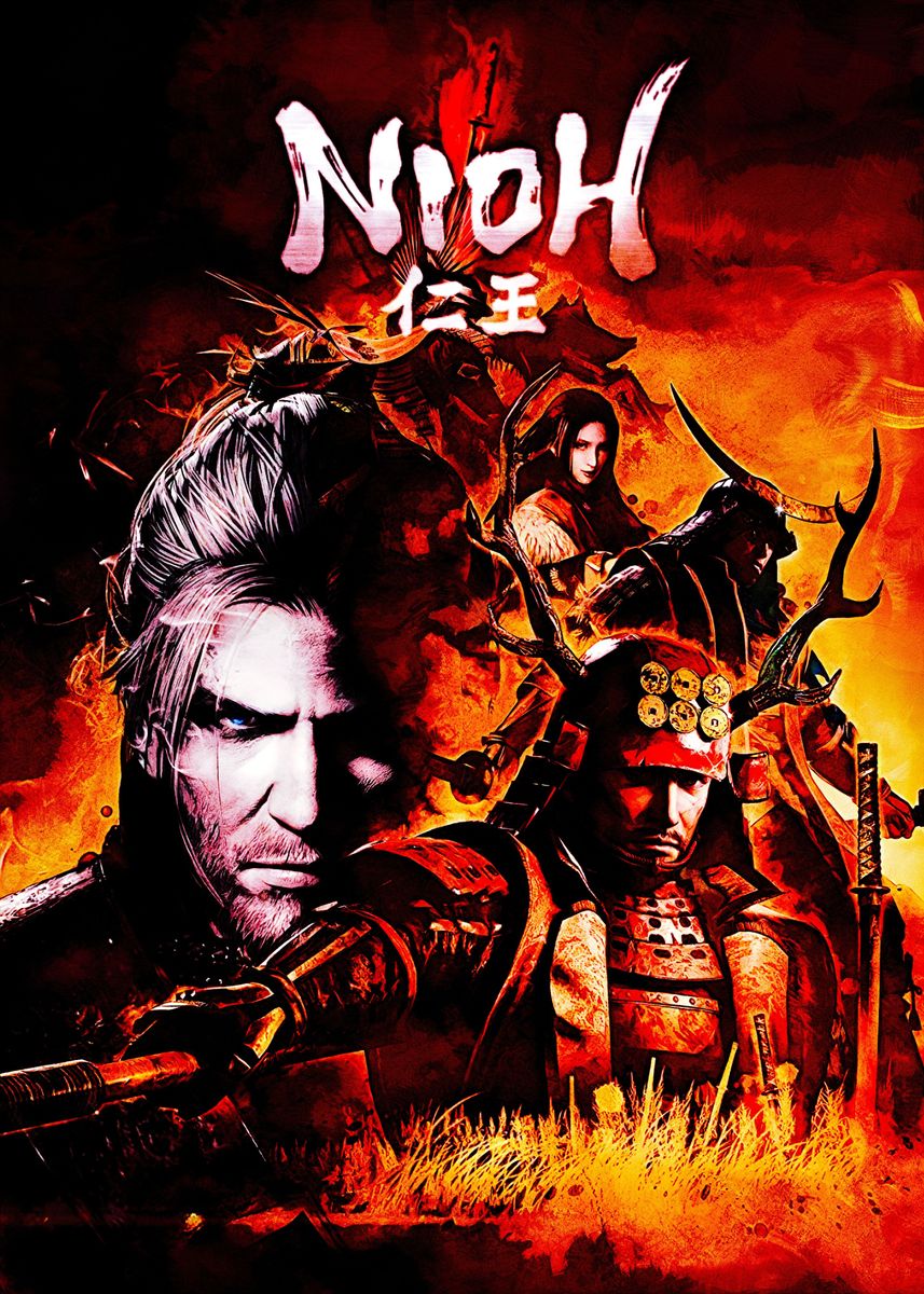 'Nioh Gaming' Poster, picture, metal print, paint by putri triwanggini ...