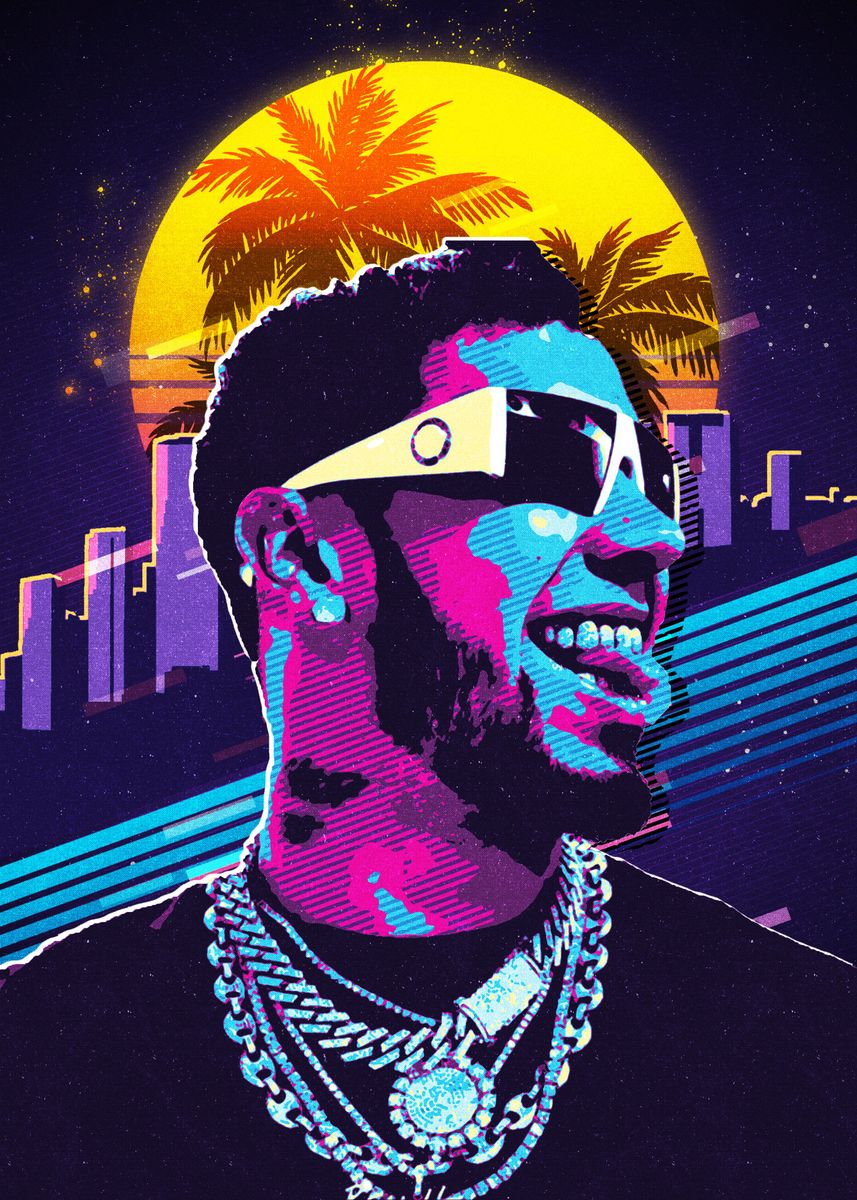 'Emmanuel' Poster, picture, metal print, paint by NiceAndBetter studio ...