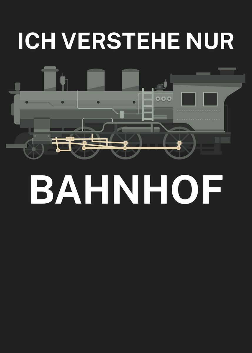 'Modelleisenbahn Bahnhof' Poster, picture, metal print, paint by ...