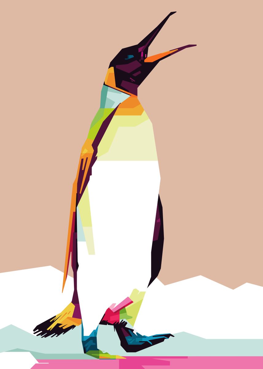 'Penguin' Poster by Idea Collection | Displate