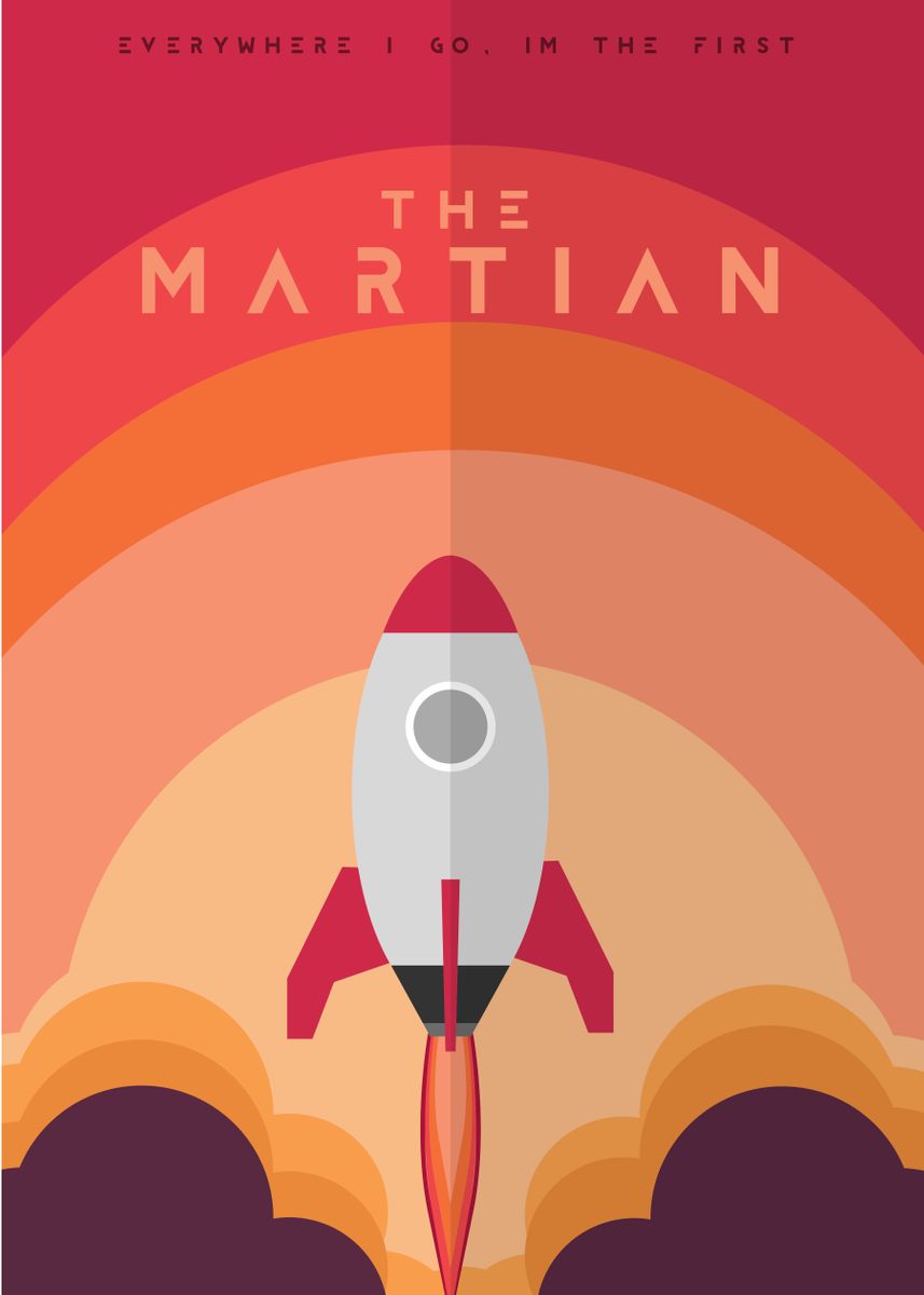 'THE MARTIAN' Poster, picture, metal print, paint by JCarlo Arbues ...