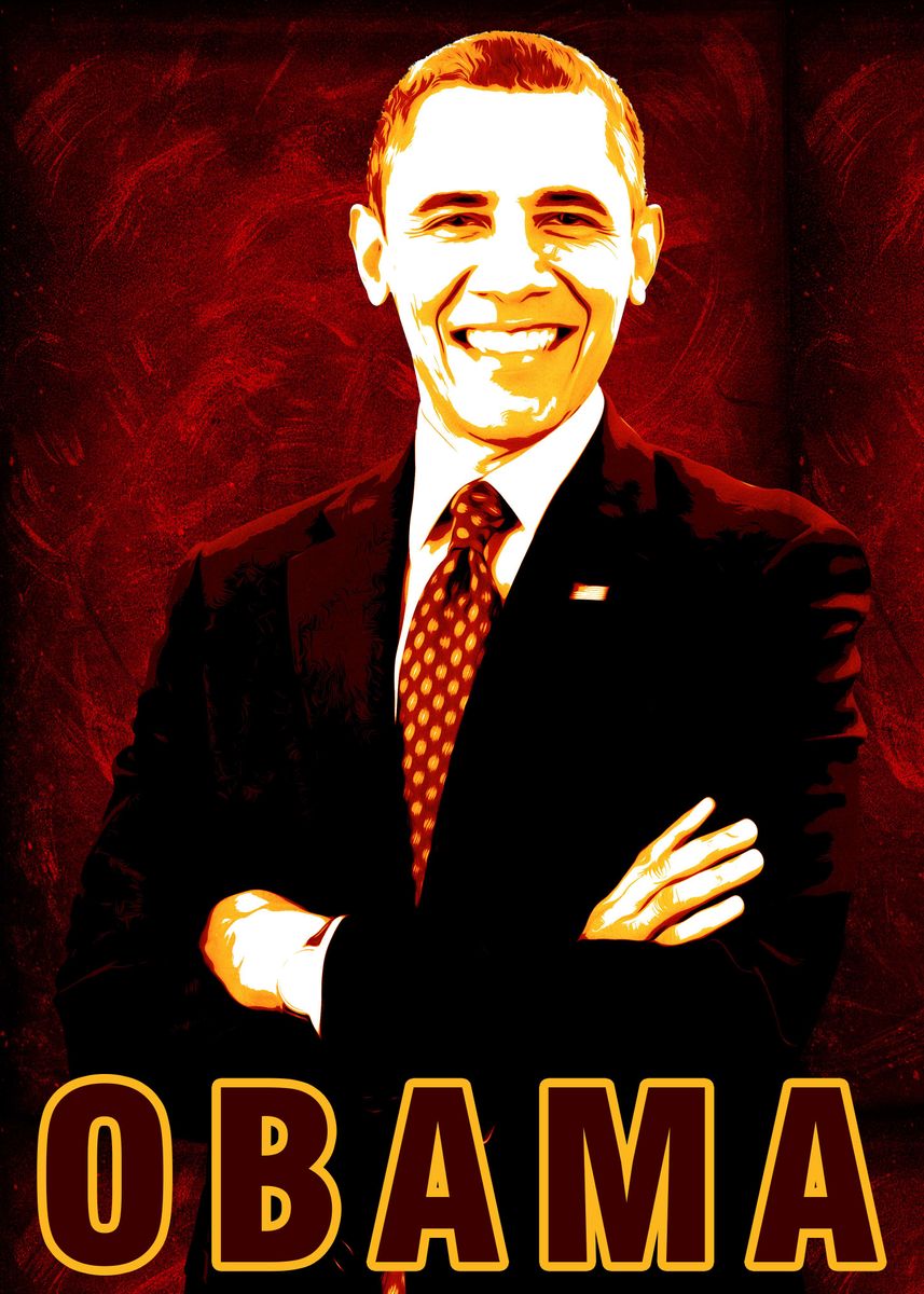 'barack obama ' Poster, picture, metal print, paint by Roni Aji Pratama ...
