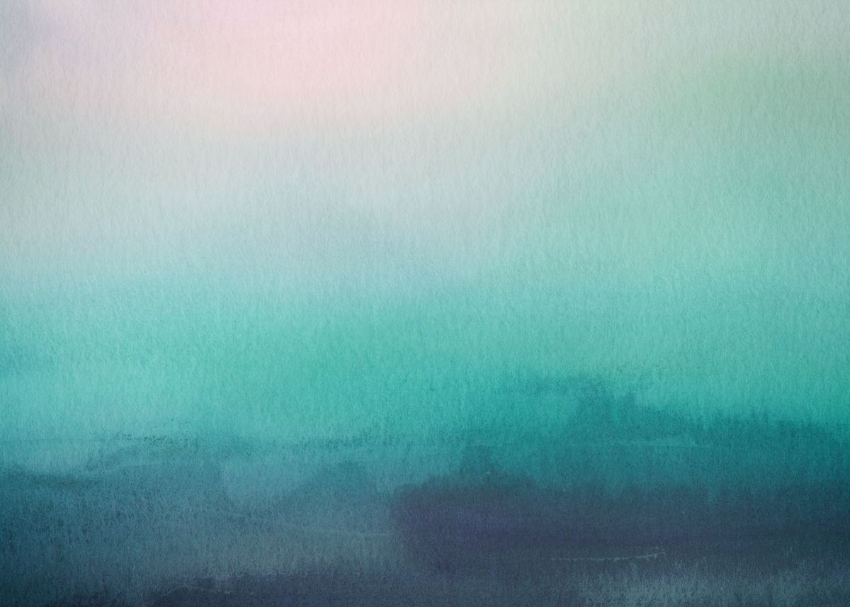 'Abstract Watercolor Teal' Poster by PIPA Photography and Designs ...