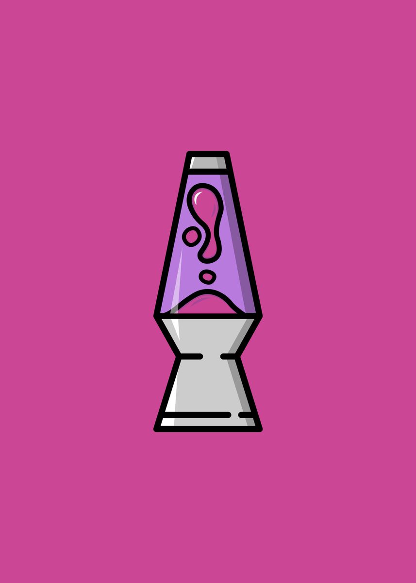 'I love lamp' Poster by Aphantasiv | Displate