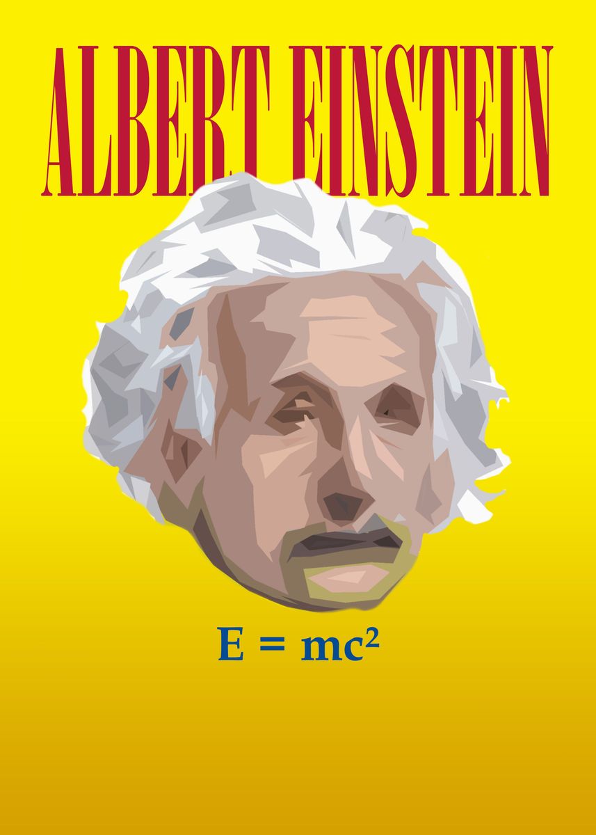 'THE EINSTEIN FORMULA' Poster, picture, metal print, paint by Johnlin ...