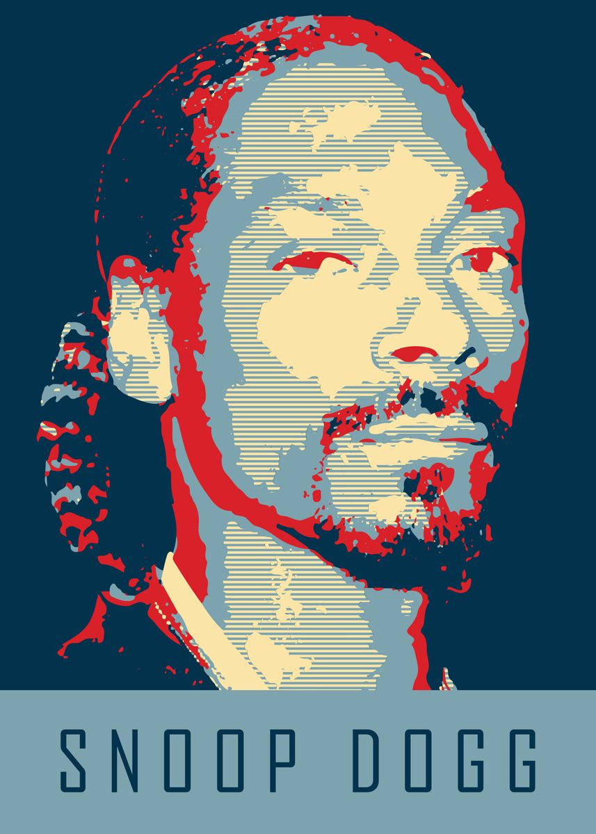 'Snoop Dogg' Poster, picture, metal print, paint by Yanz Studio | Displate
