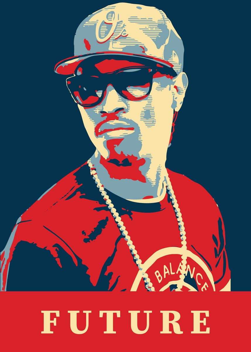 'Future Rapper' Poster, picture, metal print, paint by Yanz Studio ...