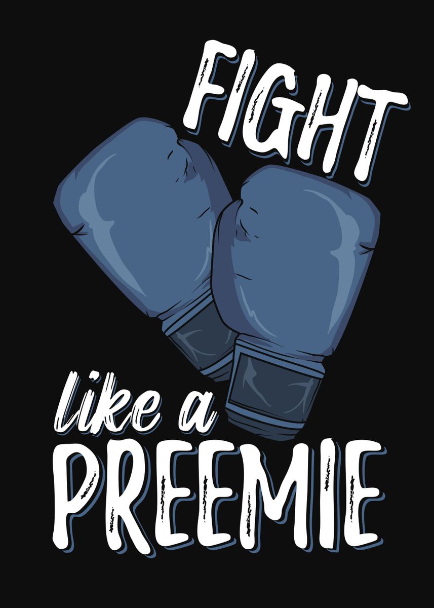 'Preemie Awareness Design' Poster, picture, metal print, paint by ...