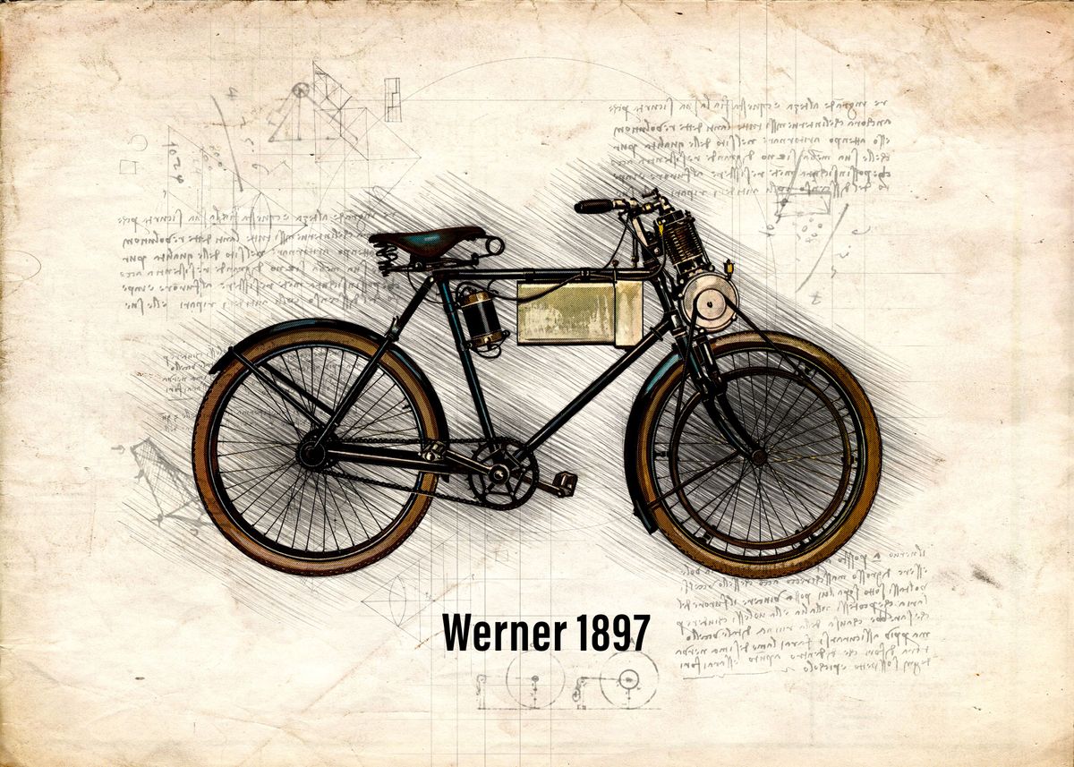 'Werner 1897' Poster by Lee Rocks | Displate