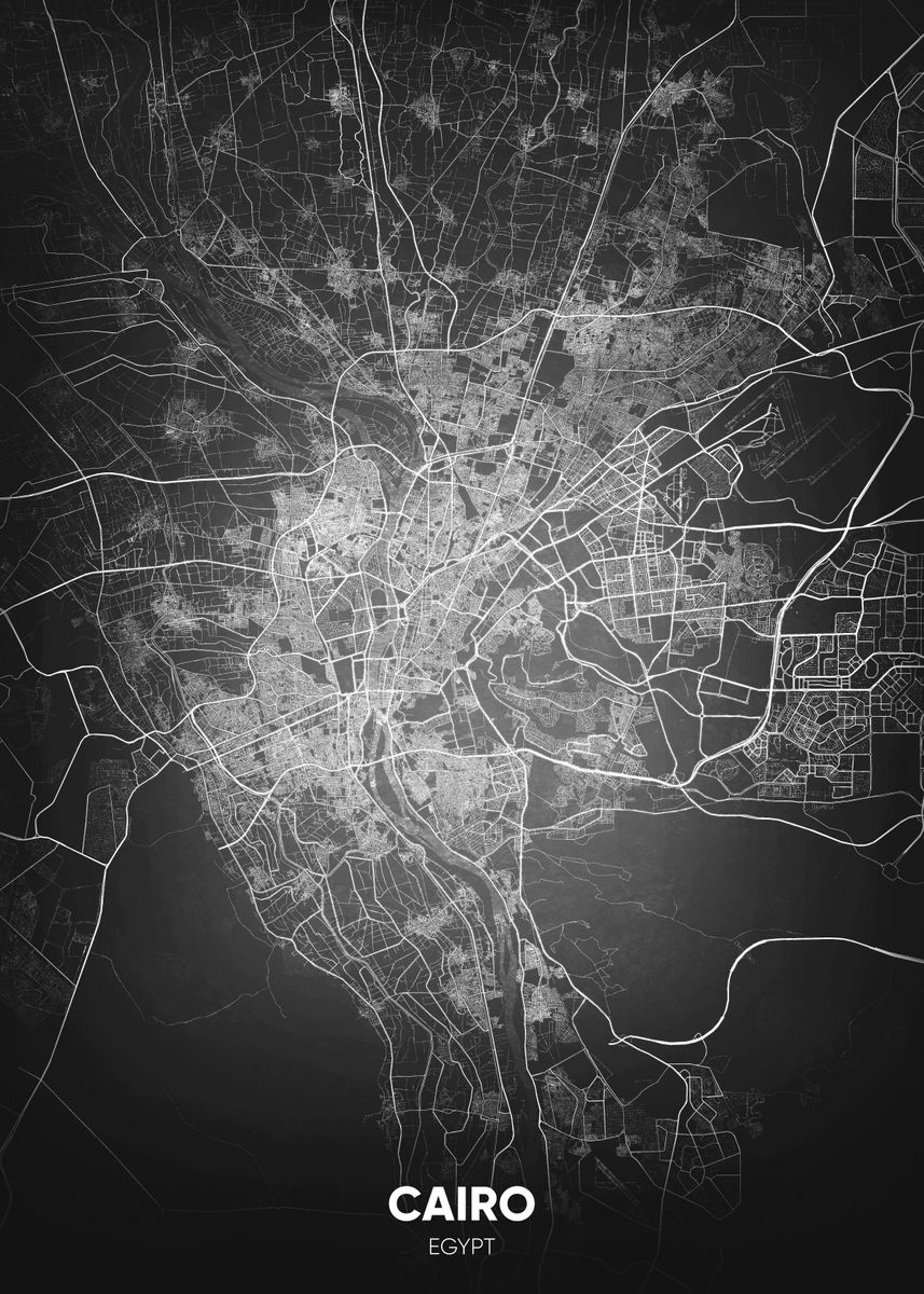 'cairo egypt' Poster, picture, metal print, paint by SplashDesign | Displate