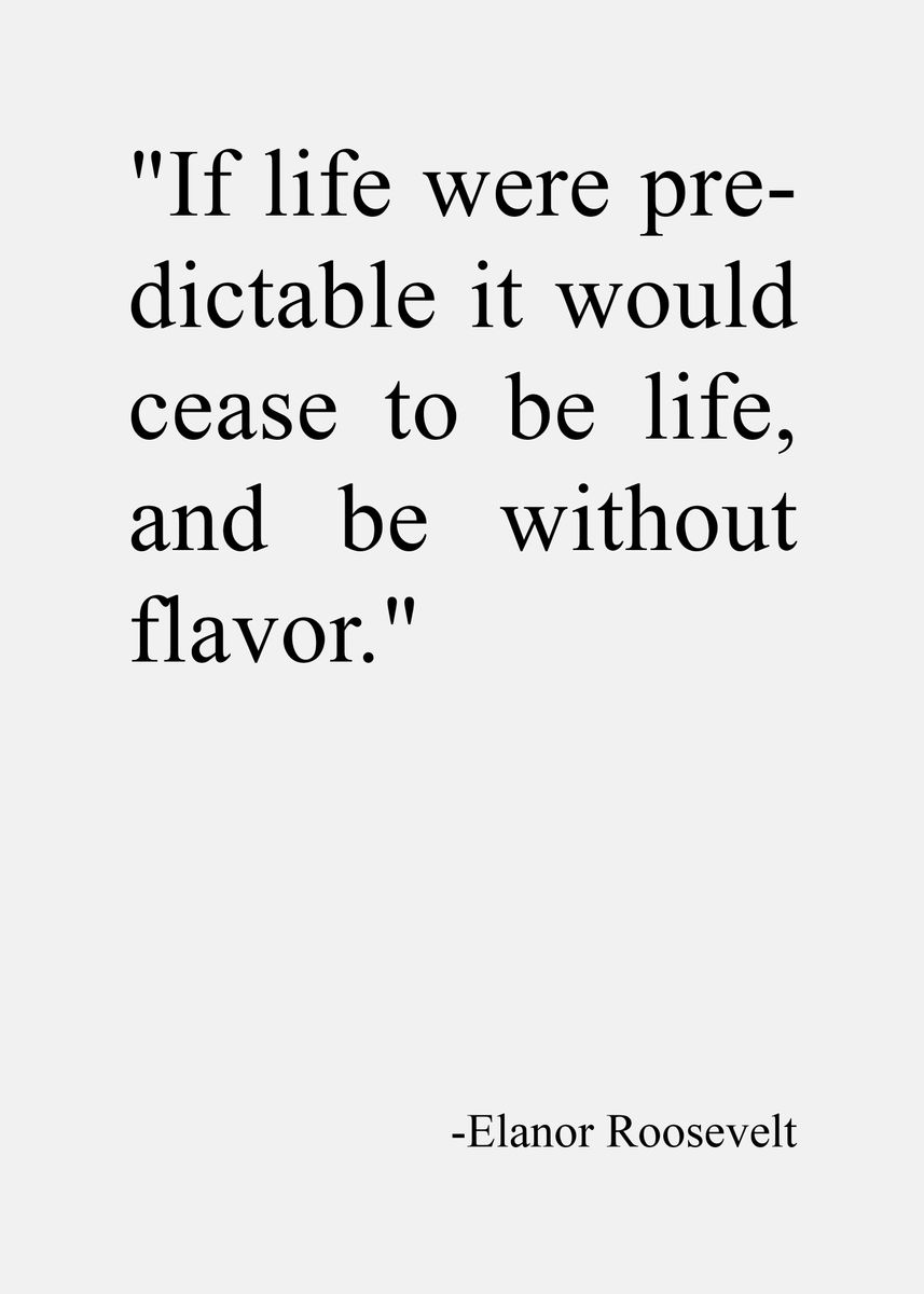 'Predictable Life' Poster, picture, metal print, paint by DK Artwork ...