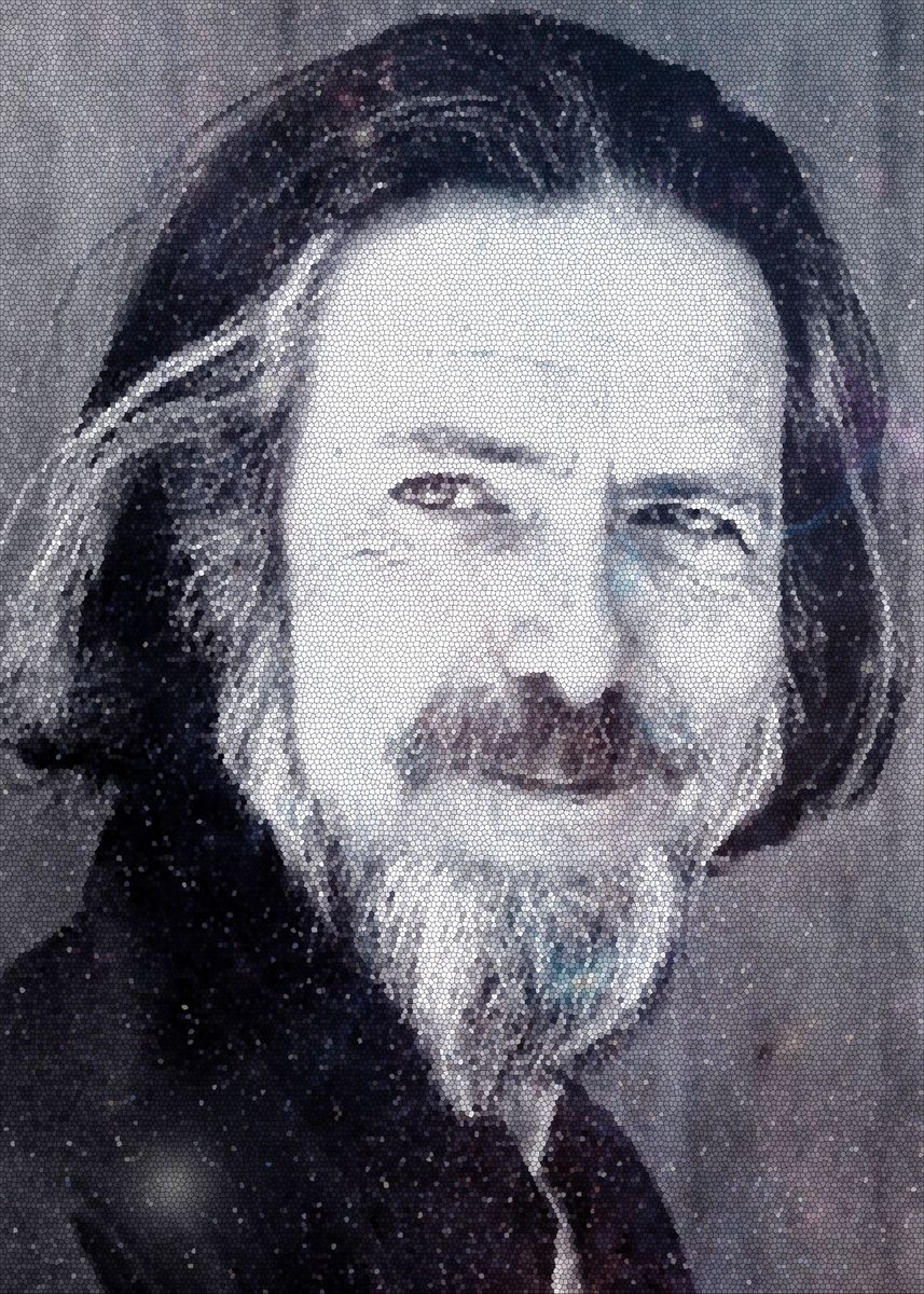 'Alan Watts' Poster by Nikolaj Simić | Displate