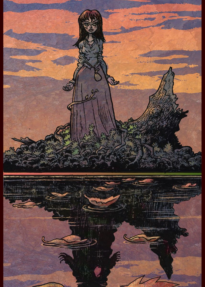 'Swamp Witch' Poster by Mark Stafford | Displate