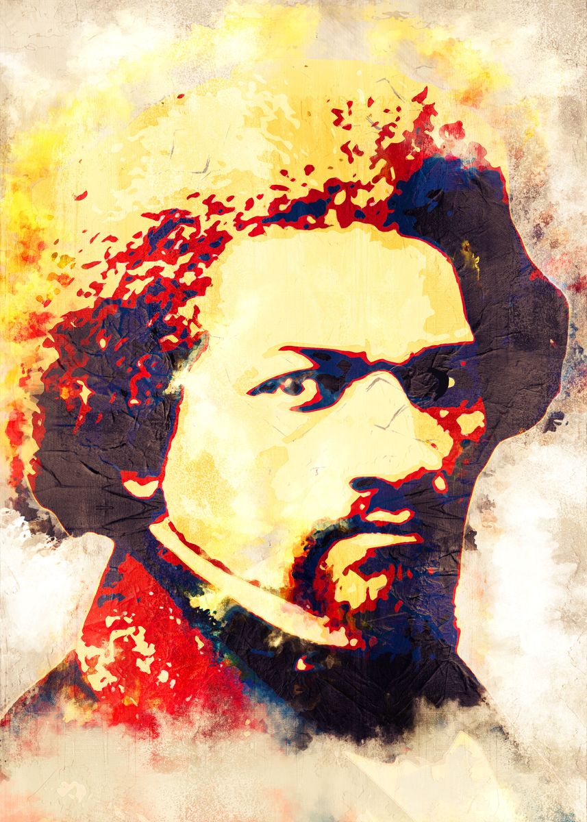 'Frederick Douglass' Poster, picture, metal print, paint by Filip ...