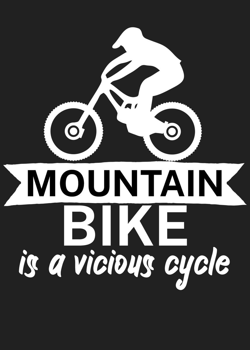 'Mountain Bike' Poster by maxdesign | Displate