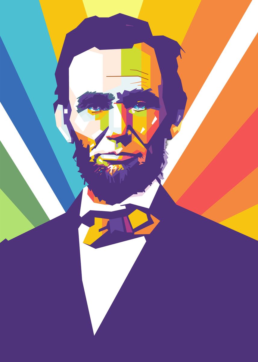 'Abraham Lincoln' Poster, picture, metal print, paint by Sherlock ...