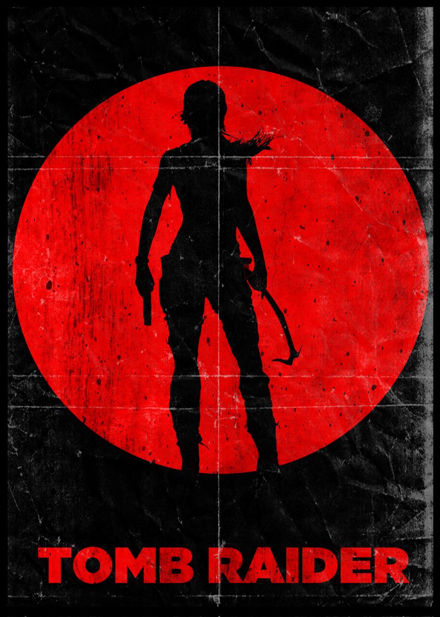 'Tomb Raider Lara Croft' Poster, picture, metal print, paint by ...