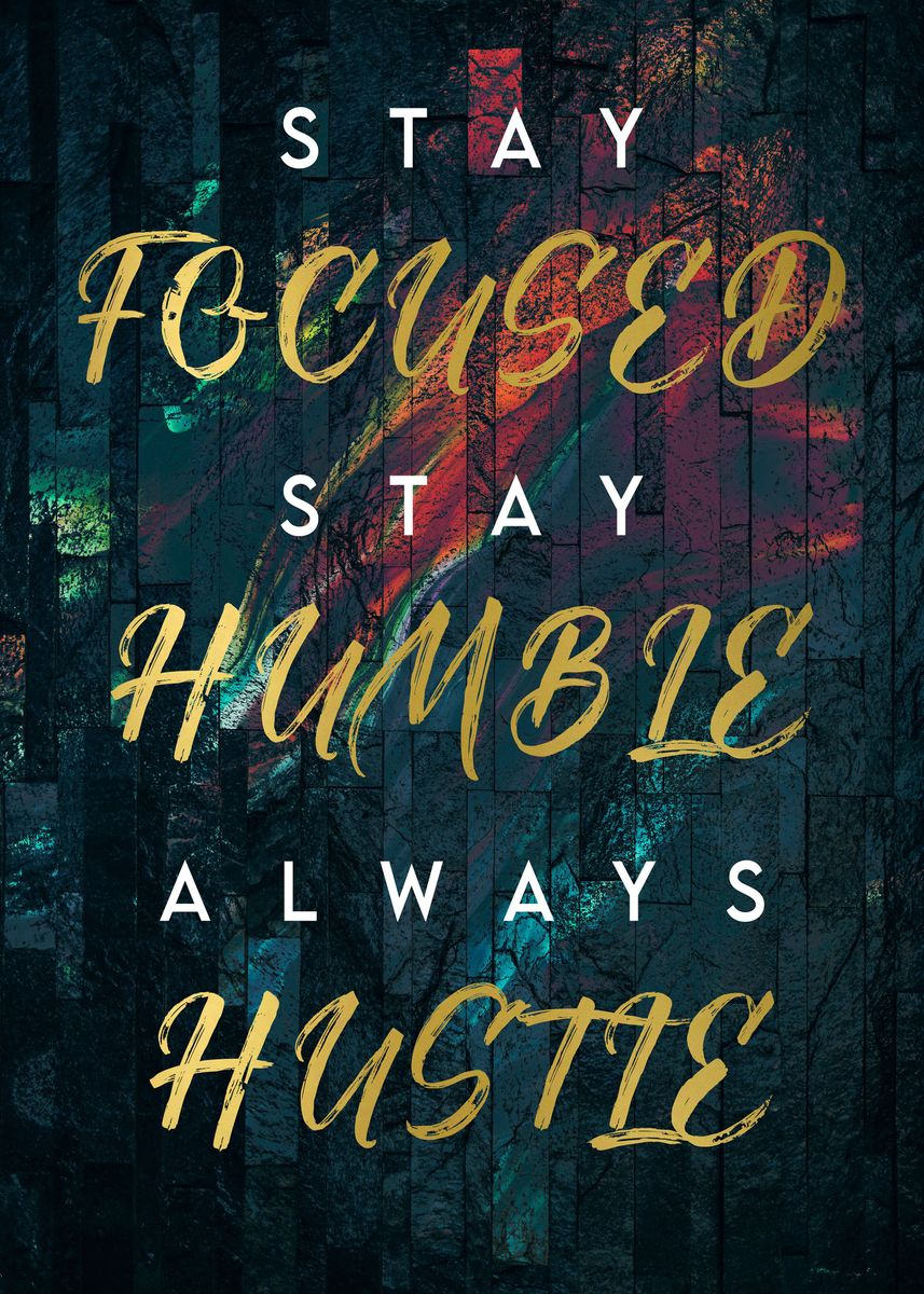 'Stay Focused' Poster, picture, metal print, paint by Conceptual ...