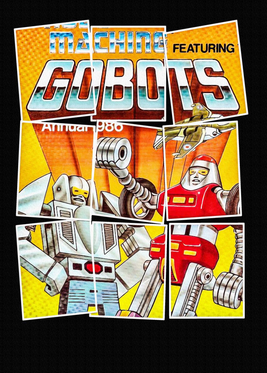 'Challenge of the GoBots' Poster, picture, metal print, paint by ...