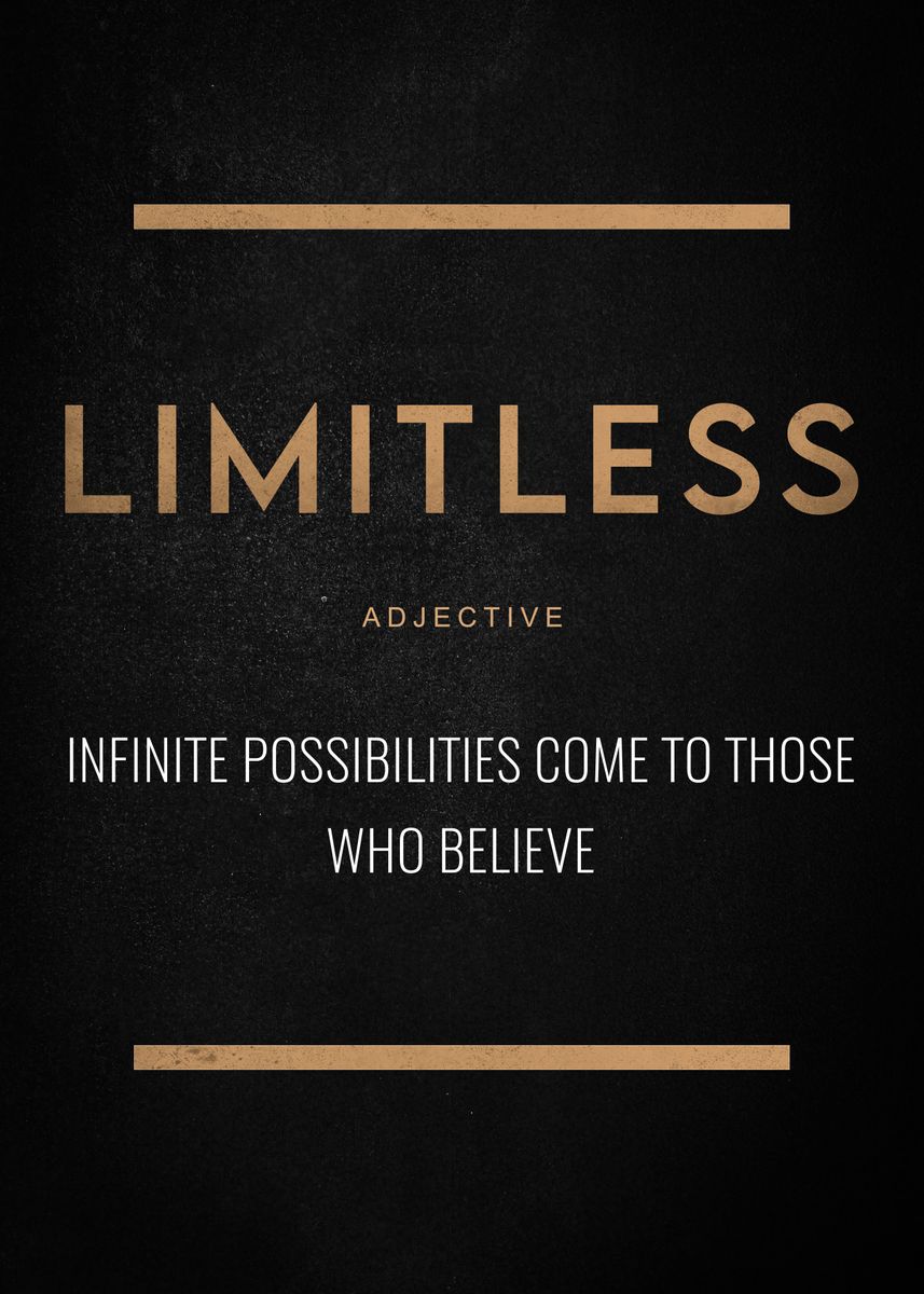 'Limitless' Poster, picture, metal print, paint by Conceptual ...