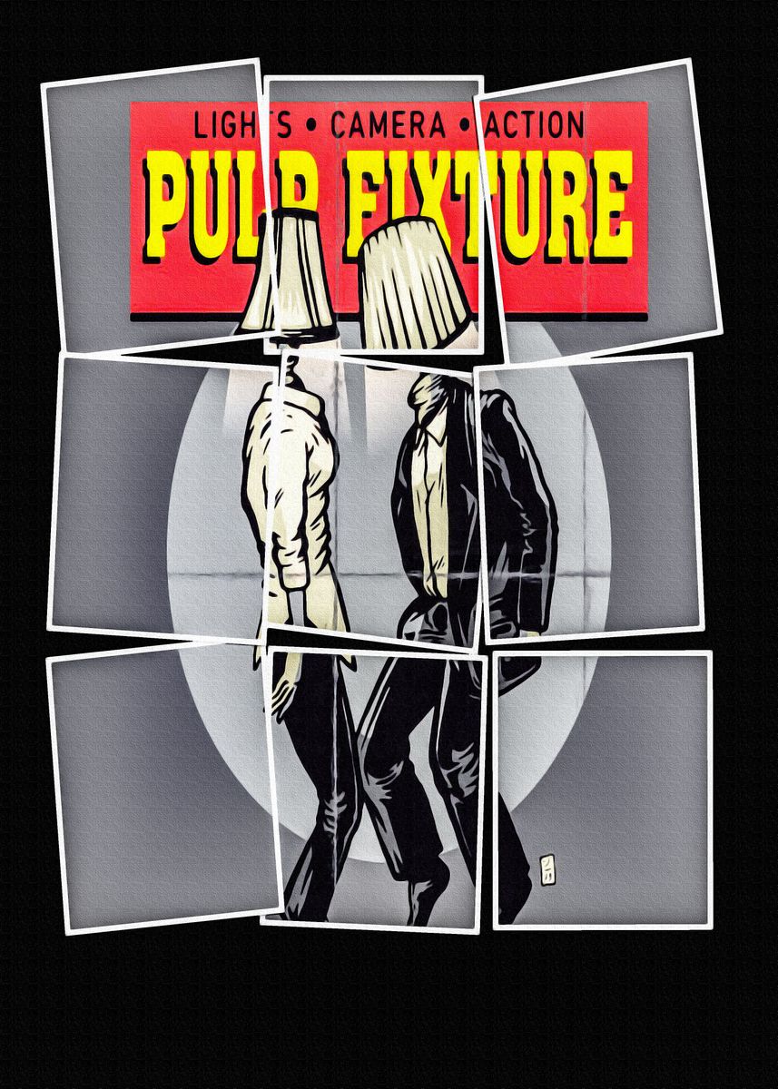 'Pulp Fiction' Poster, picture, metal print, paint by Kaye Luca | Displate