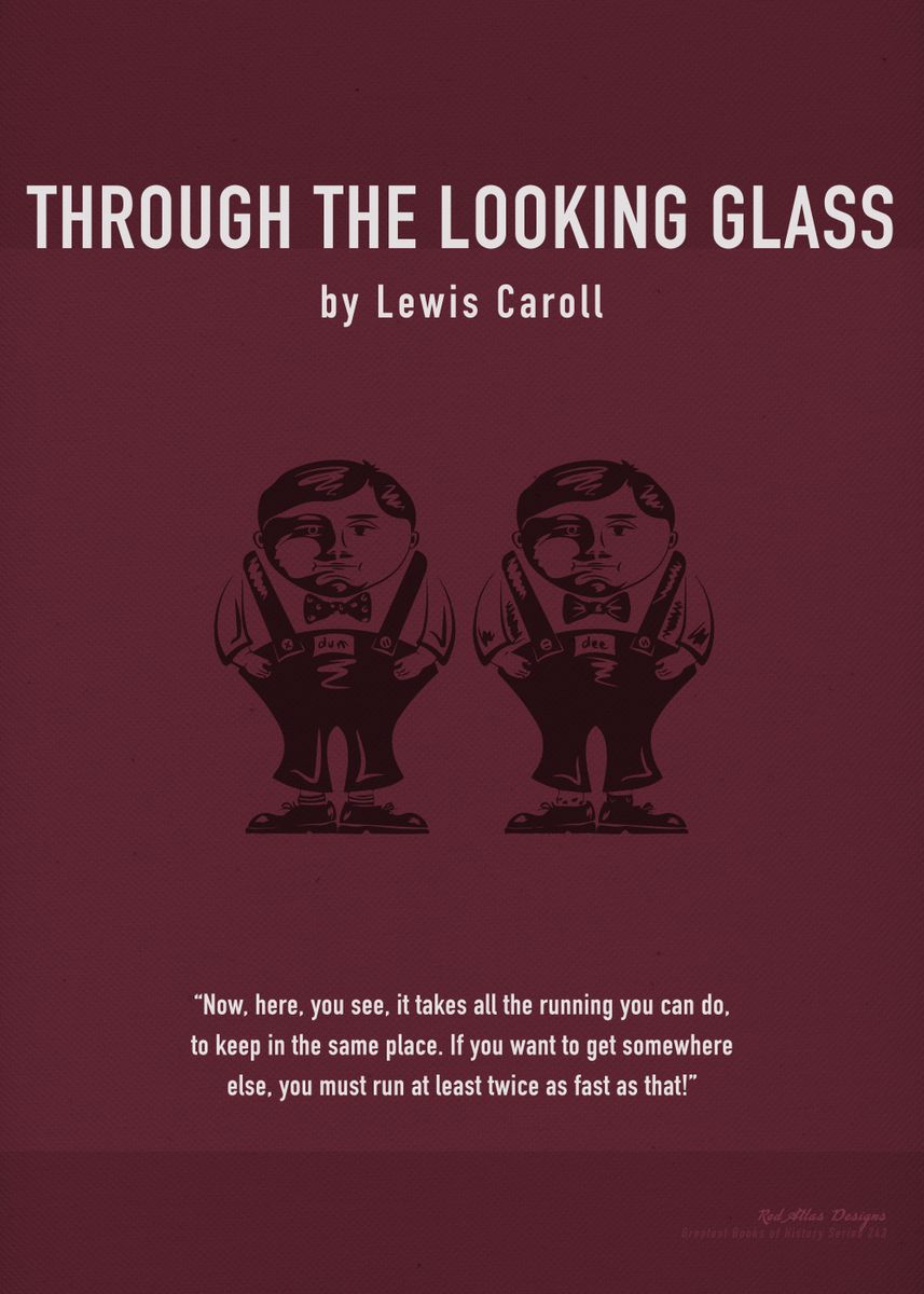'Through the Looking Glass ' Poster, picture, metal print, paint by ...