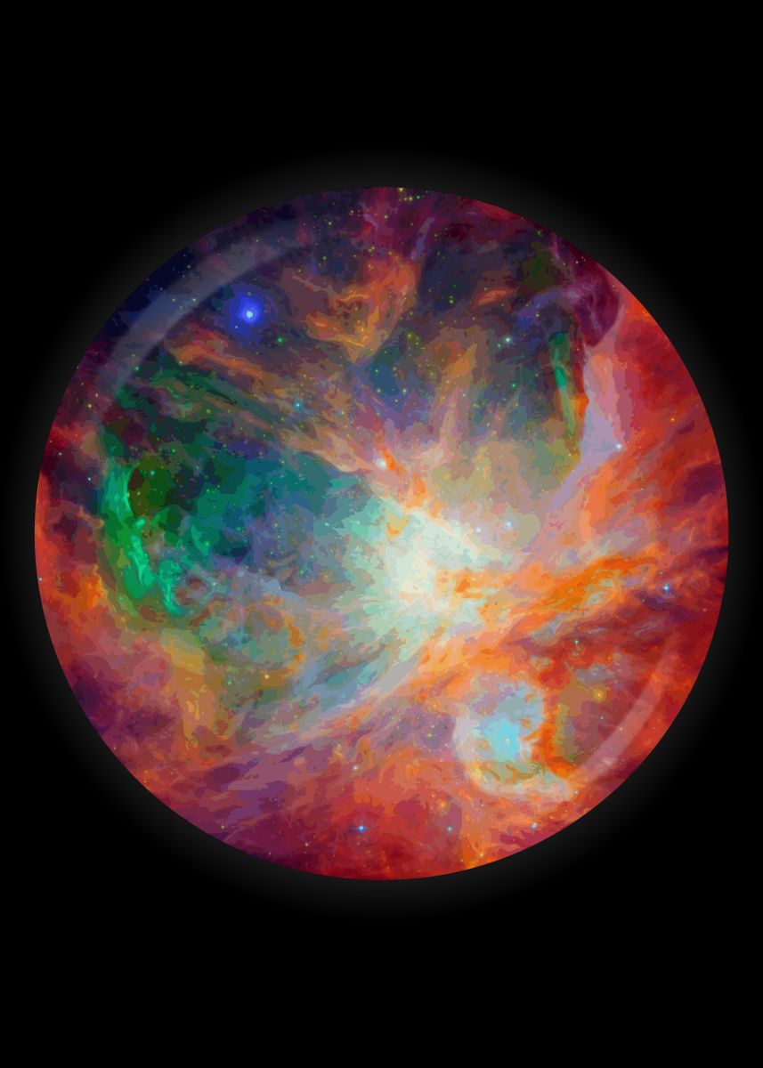 'Psychedelic Cloud' Poster, picture, metal print, paint by Josh B ...