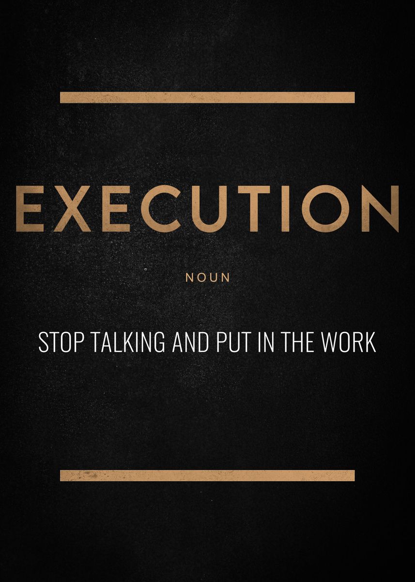 'Execution' Poster, picture, metal print, paint by Conceptual ...