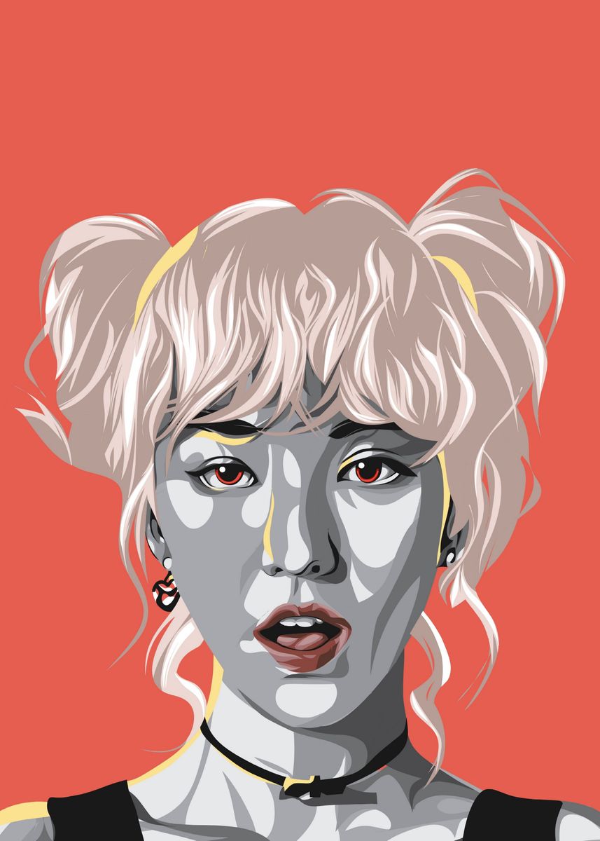 'Wendy Red Velvet' Poster, picture, metal print, paint by Imad Wpap ...