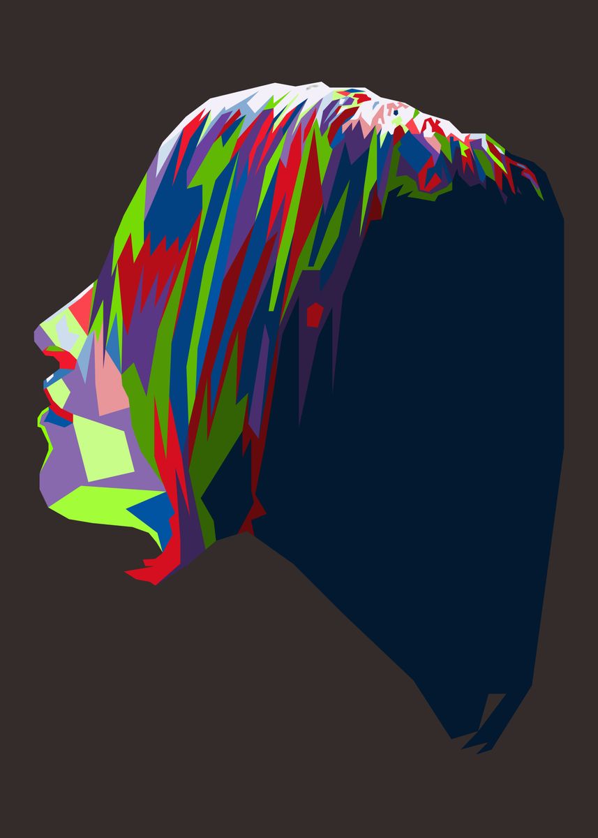 'Side Profile' Poster, picture, metal print, paint by Bajingseng | Displate