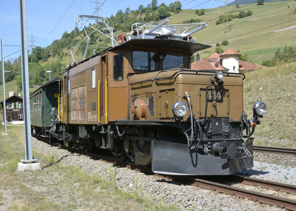'RhB Ge 6 6 i 414' Poster by Swiss trains | Displate