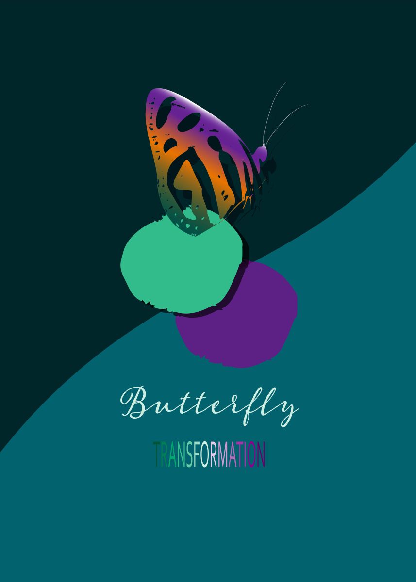 'Butterfly Transformation' Poster by Fátima Seehagen Nature ...