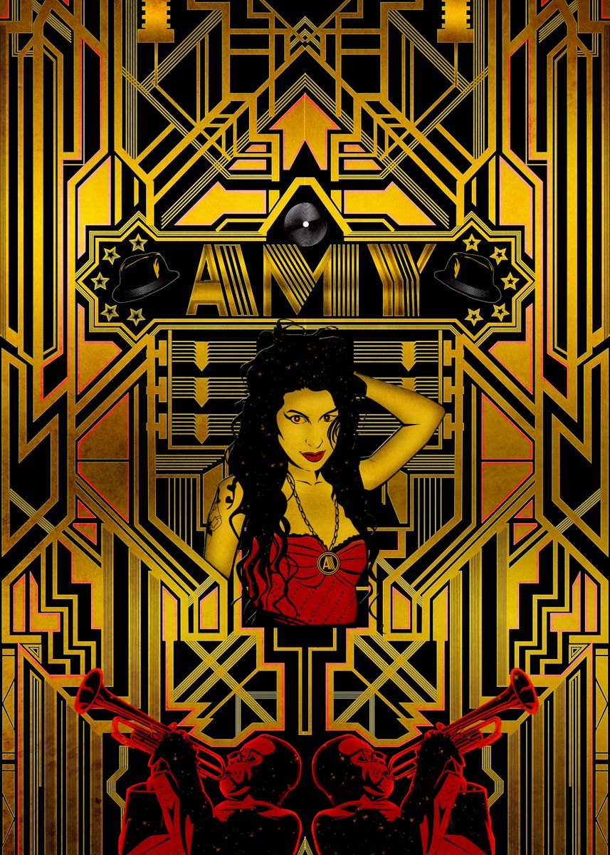 'Amy' Poster, picture, metal print, paint by Alex Guenther | Displate