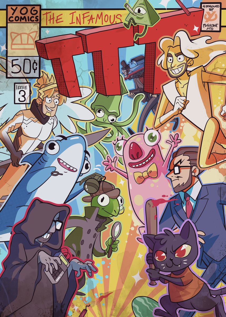 'The Infamous TTT' Poster, picture, metal print, paint by Yogscast ...