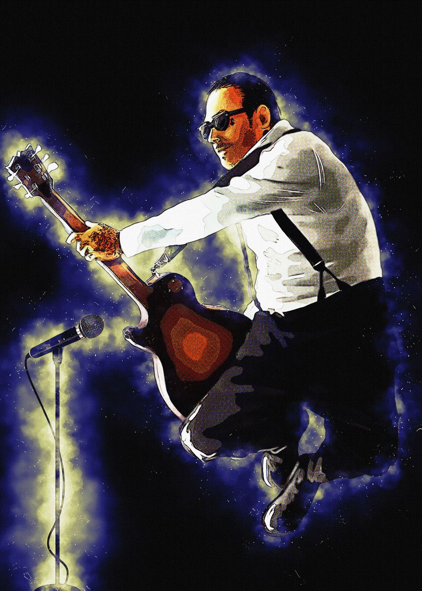 'Spirit Mike Ness Jump ' Poster by The Poster | Displate