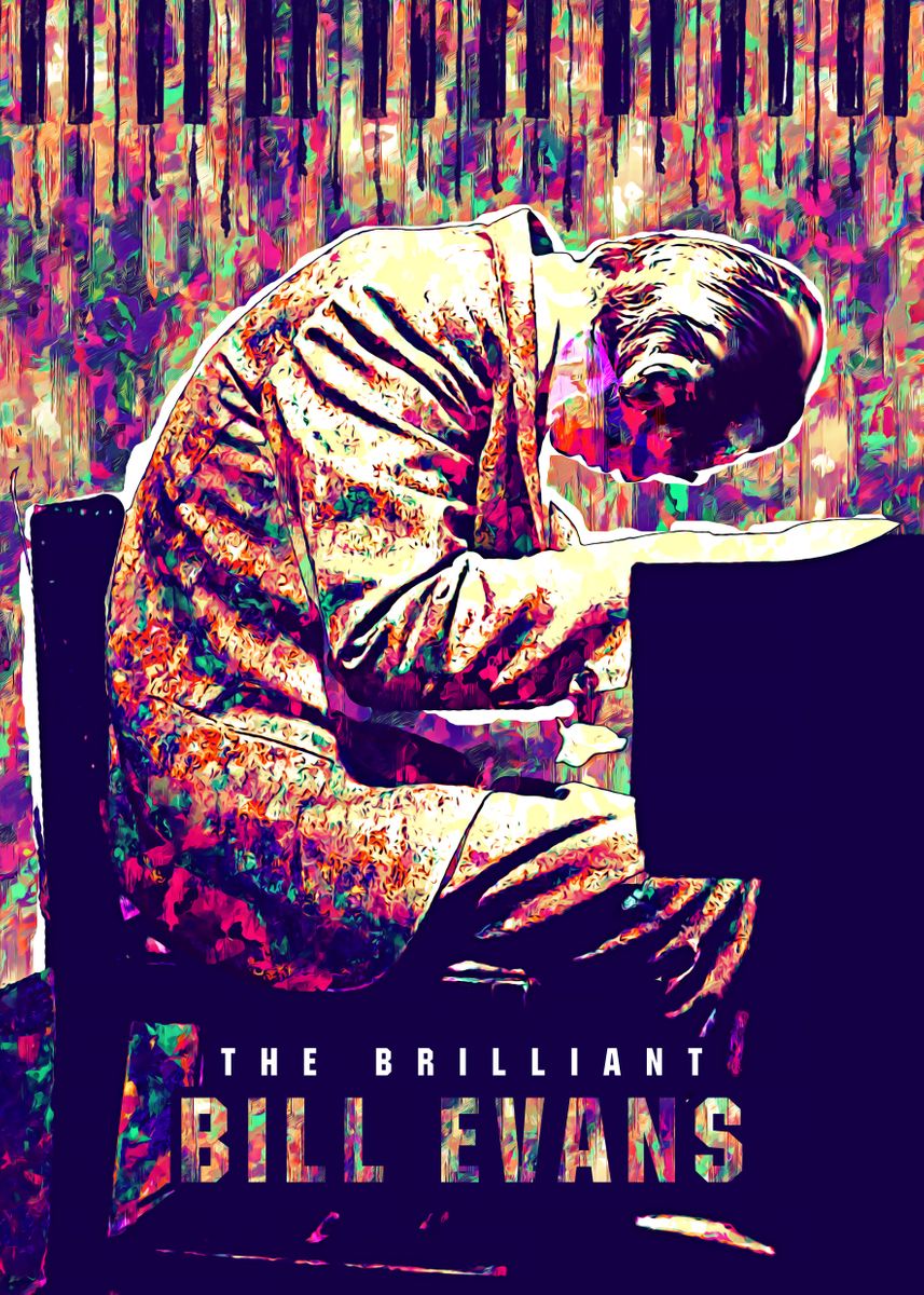'colorful bill evans art' Poster, picture, metal print, paint by Popart ...