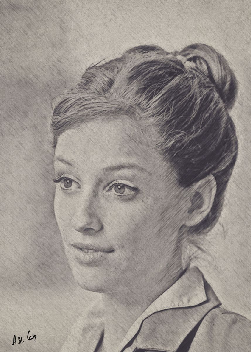 'Alexandra Maria Lara' Poster, picture, metal print, paint by John ...