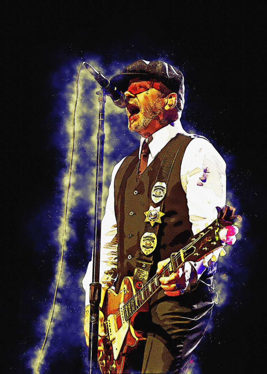 'Spirit of Mike Ness' Poster, picture, metal print, paint by The Poster ...